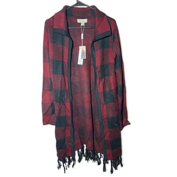 Charlie Paige | Sweaters | Nwt Charlie Paige Plaid Cardigan | Poshmark